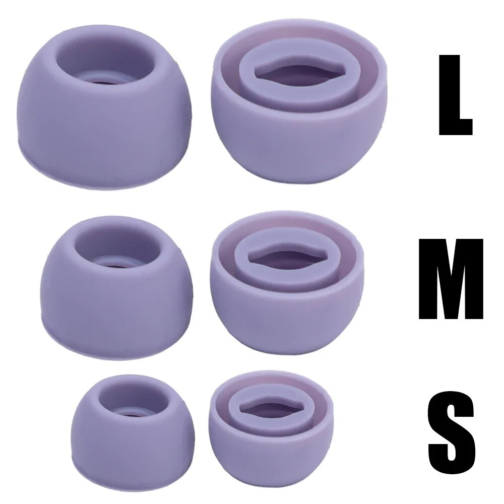 Силиконовые амбушюры для Samsung Galaxy Buds 2 Pro, 1-10 пар 3Pair, Purple S M L