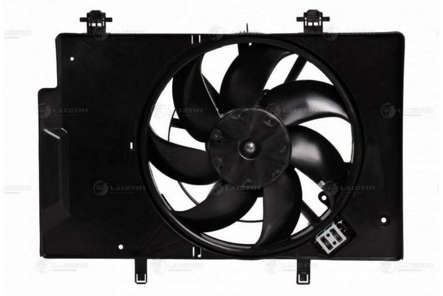 LUZAR LFK1061 Э/вентилятор охл. с кожухом для а/м Ford EcoSport (13-) 1.6i