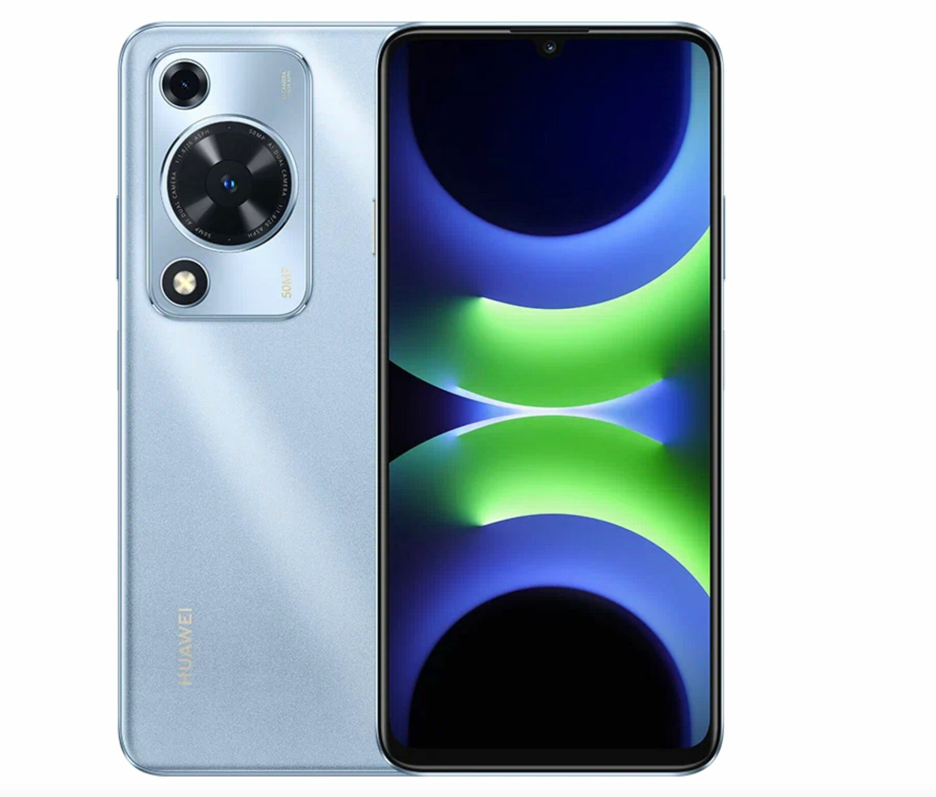 Смартфон HUAWEI nova Y72S 8/256 ГБ Ростест, голубой