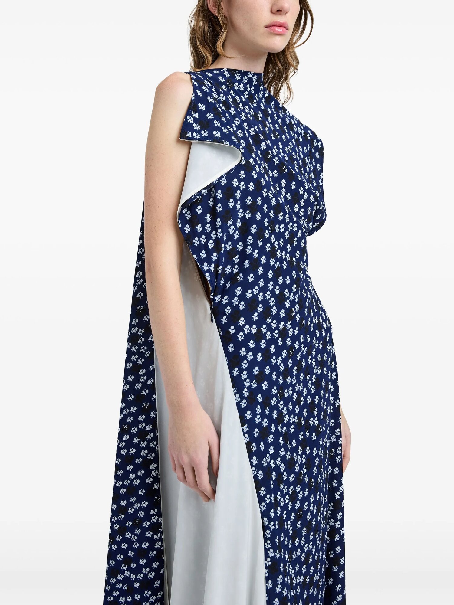 Платье Proenza Schouler White Label Devyn, размер 2 US, синий — фото 1