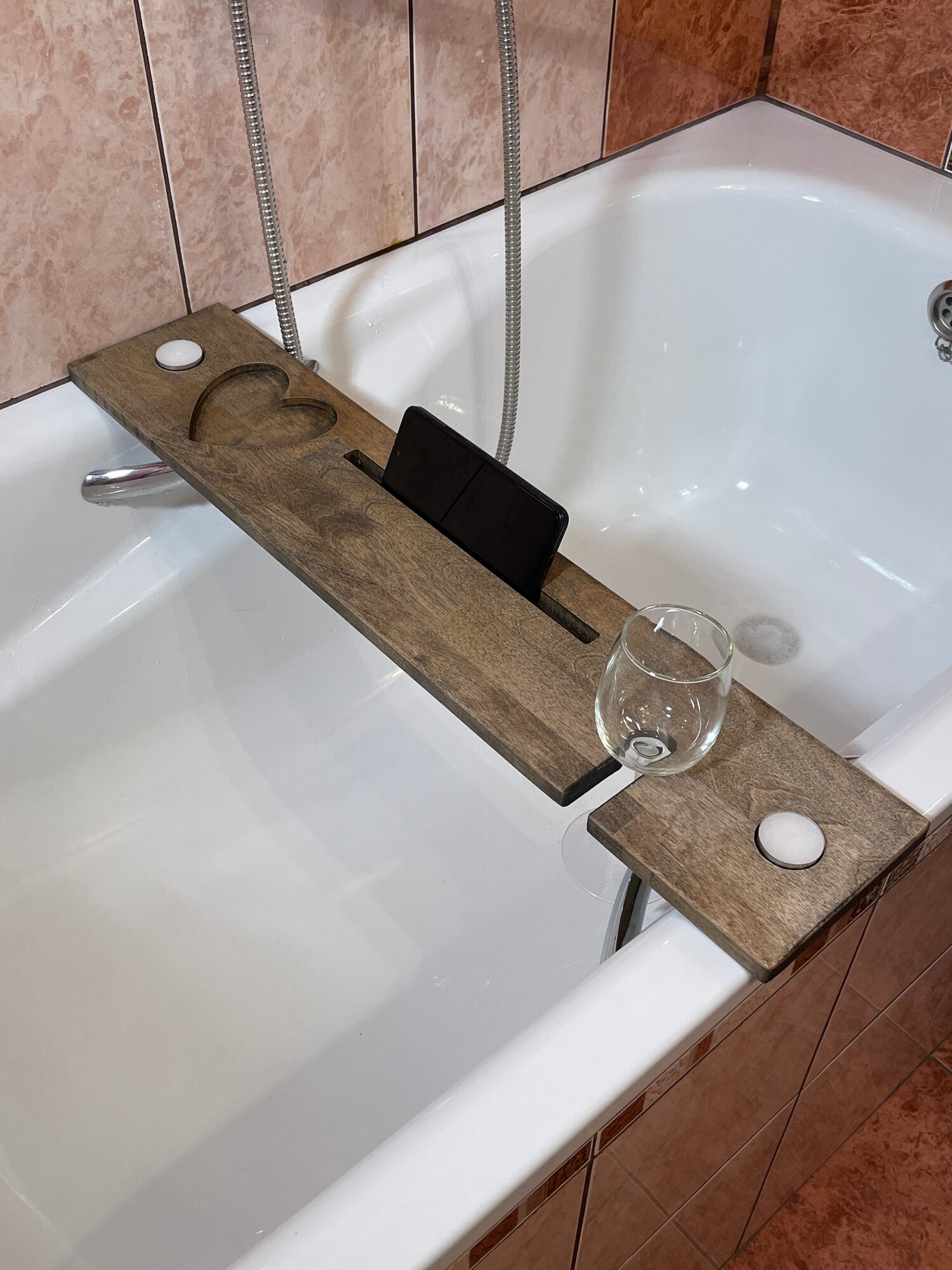 Столик-полка для ванны №4