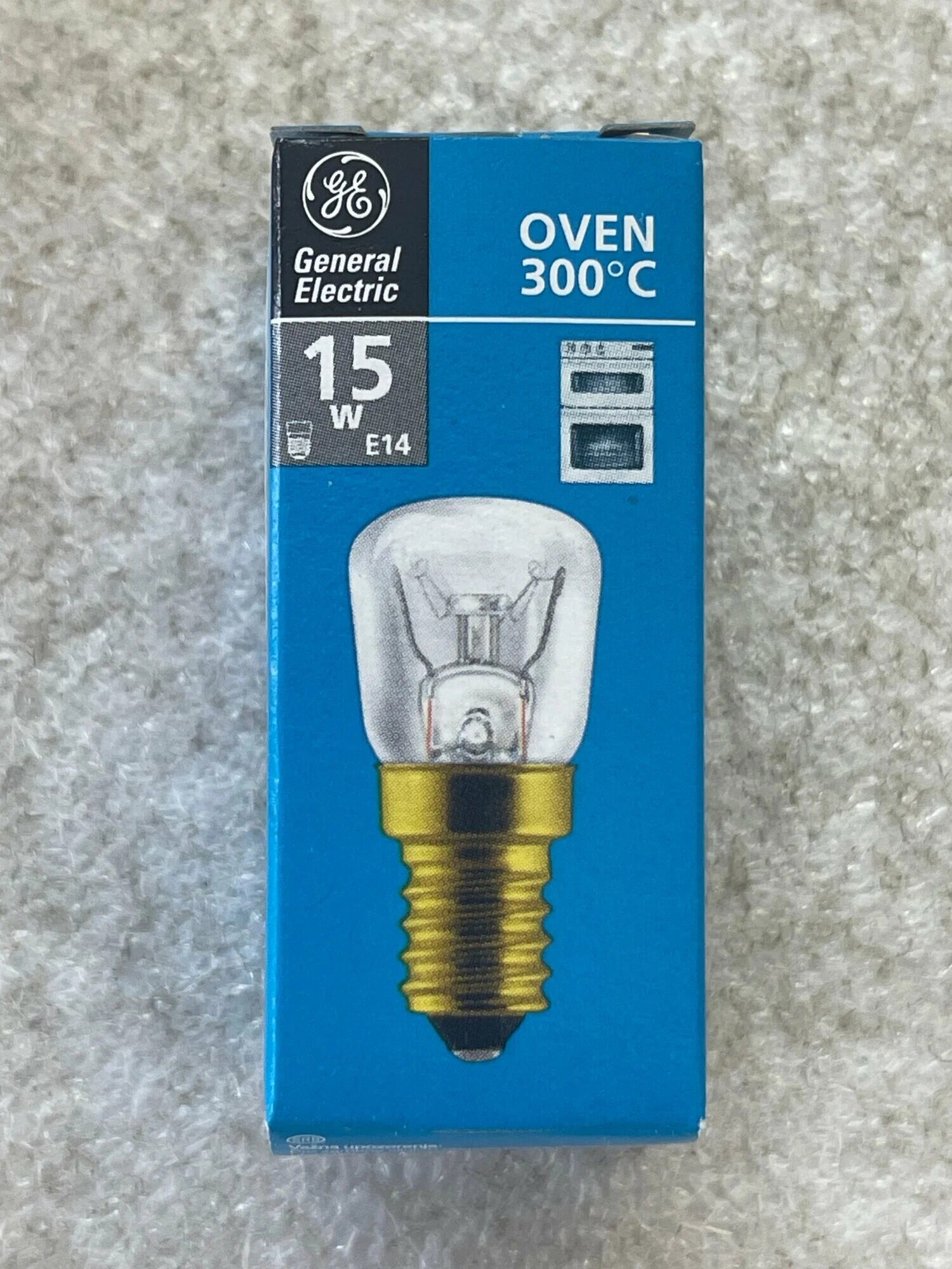 General Electric Лампочка 15w E14 230v 85lm 300 градусов накаливания для печей, для духовки