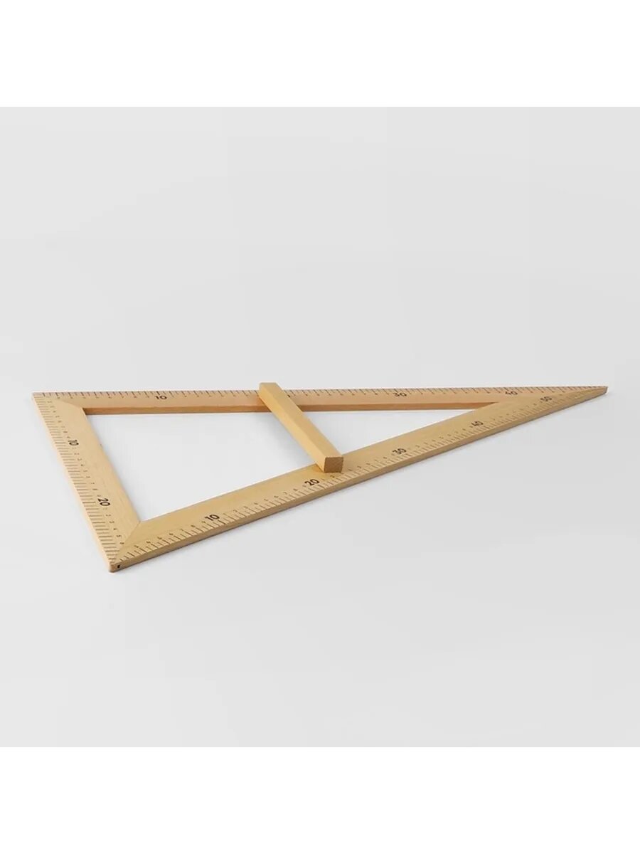 Деревянный портновский угольник 50x32,5 см