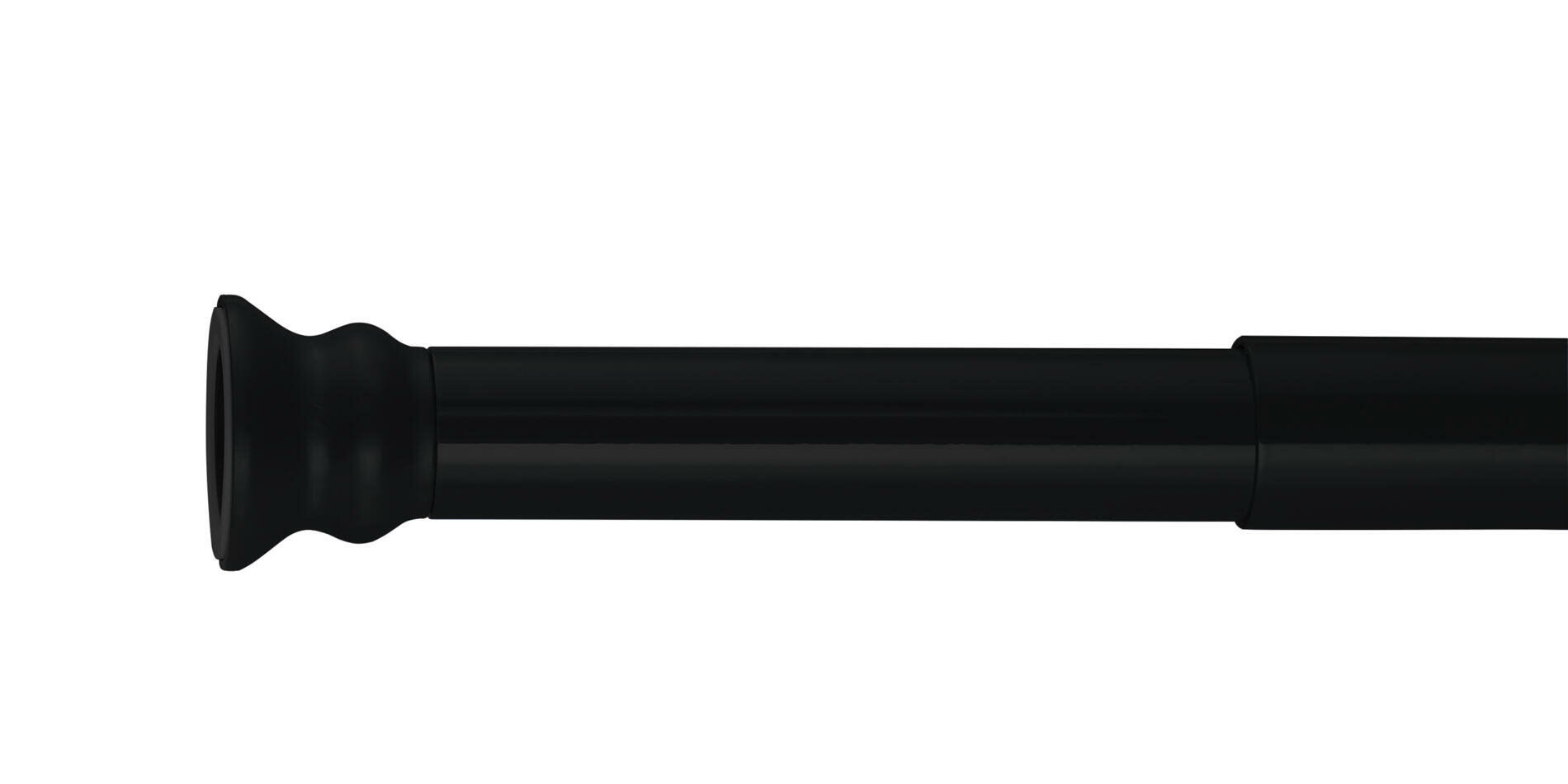Штанга телескопическая для ванны RIDDER, d 25 мм 110-245 см, чёрный 55311