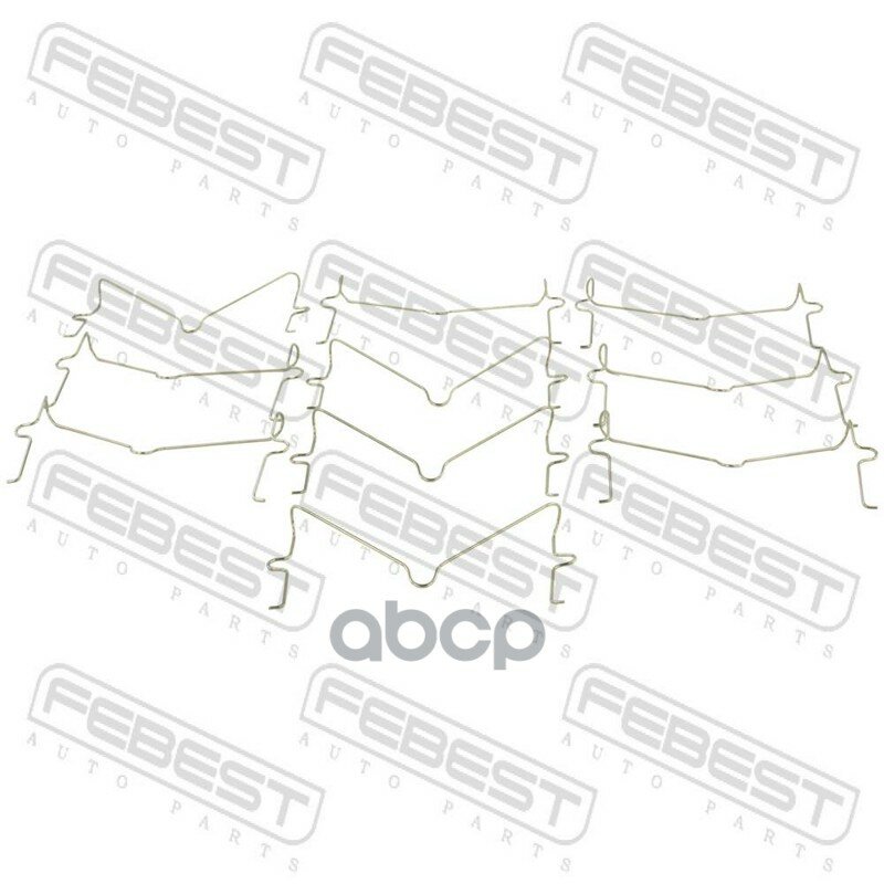 Пружинка прижимная торм. колодок TOYOTA LAND CRUISER 100 98-07 Febest арт. 0103003PCS10