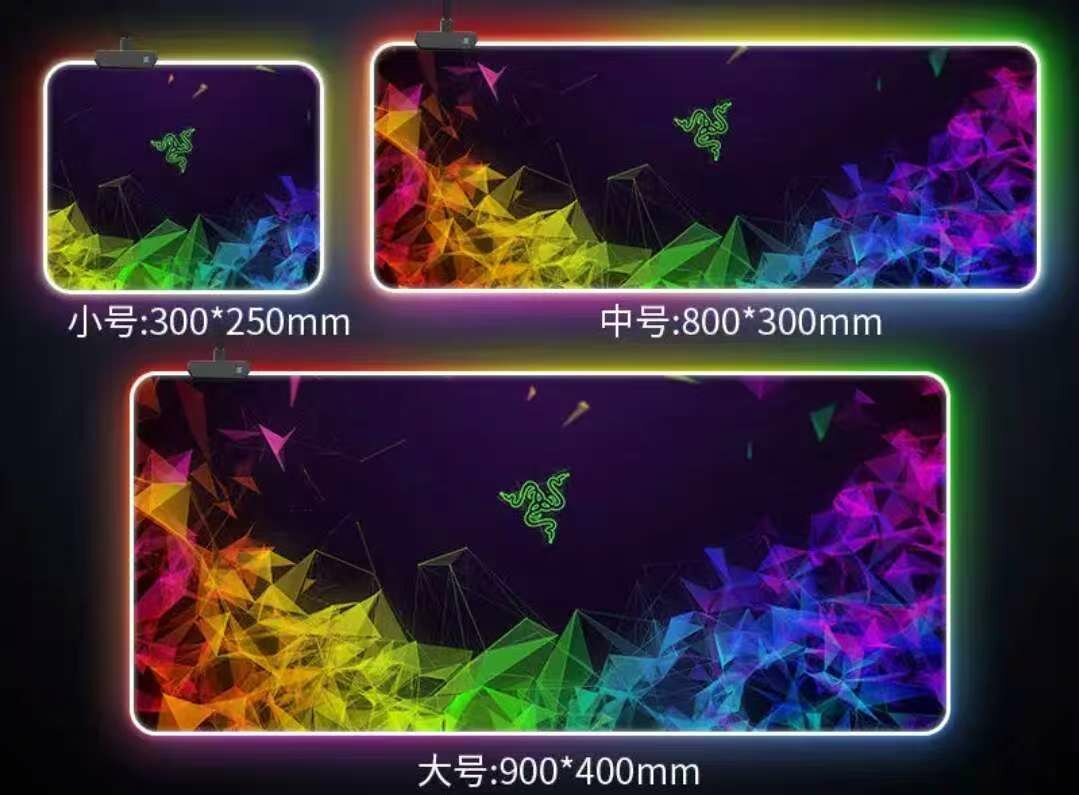 Коврик для игровой мыши Razer Basilisk с подсветкой, нескользящий, 80 x 30 x 0.4 см