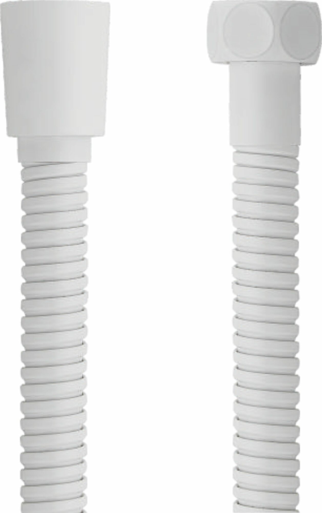 Шланг для душа 1,25м усиленный с защитой от перекрута из нержавеющей стали белый BR03-8