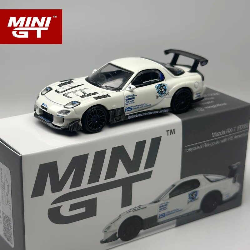MINIGT 1:64 Mazda RX-7 (FD3S) Itosyoukai Rei-gouki с легкосплавным автомобилем RE Amemiya Model 996, RX7-996