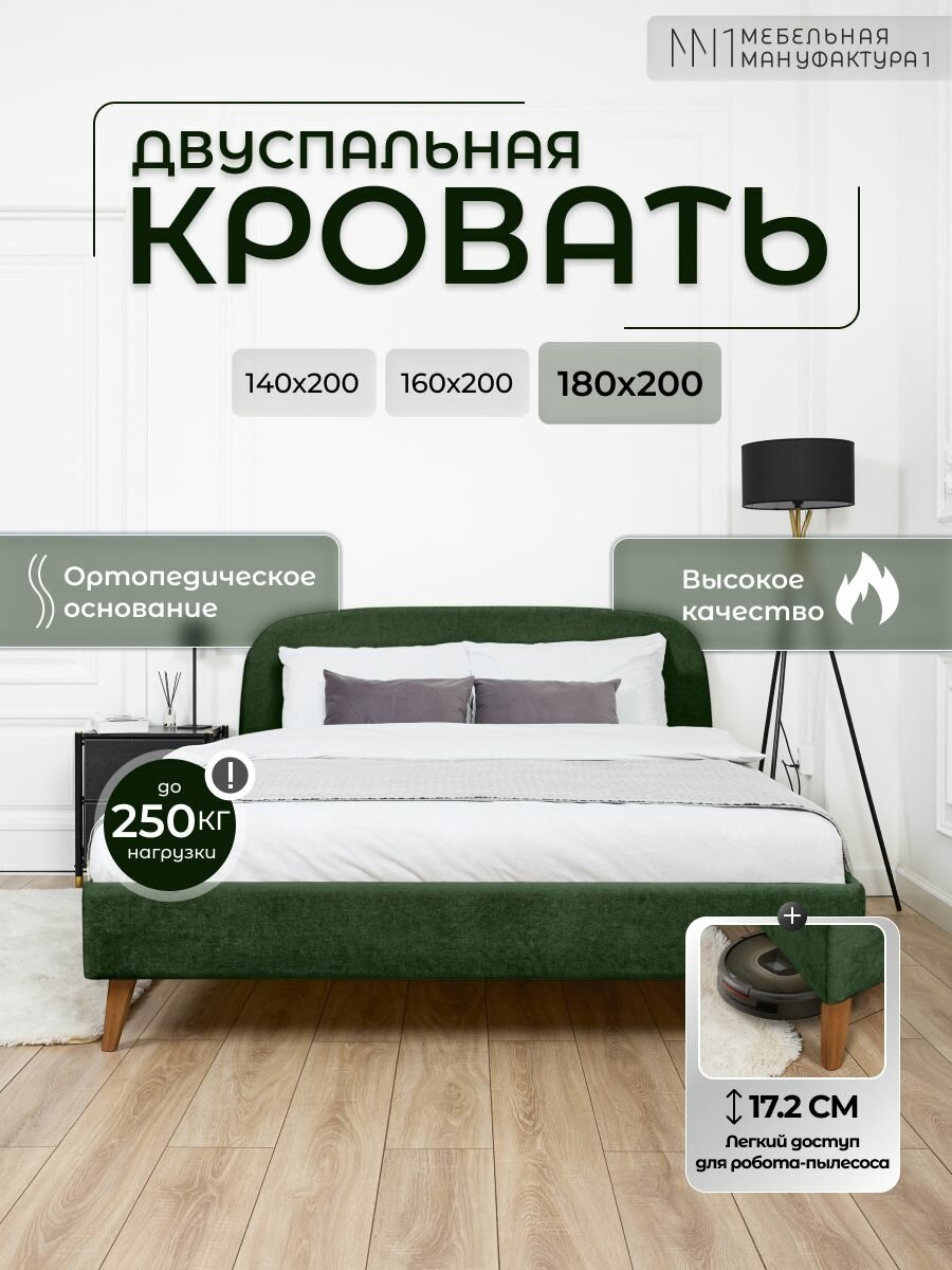 Кровать Майя 180х200 Двуспальная