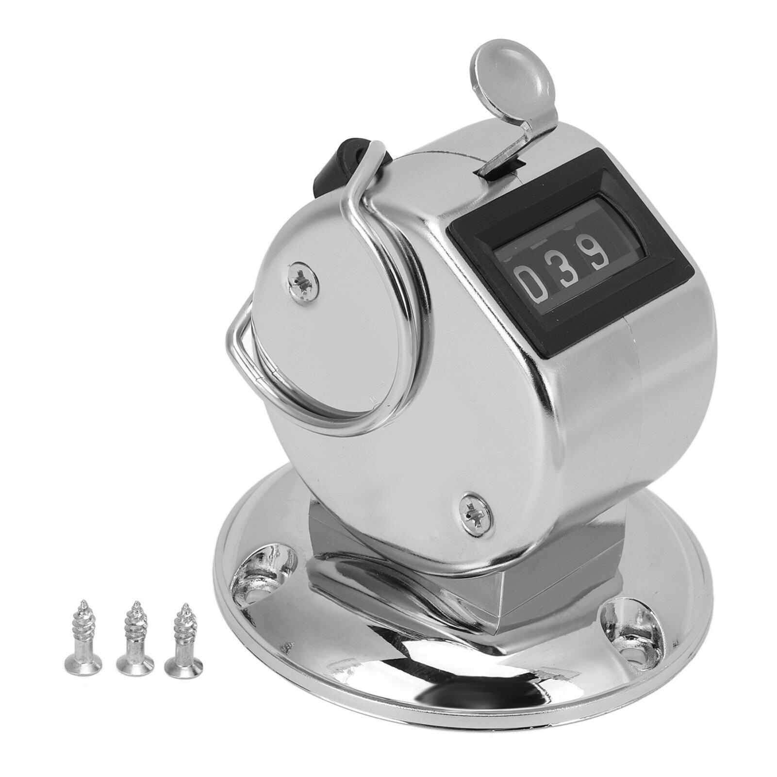 Счетчик-кликер, 4-значный, четкая надпись, точные ручные счетчики, кликеры с металлическим корпусом для инвентаря товаров для рядовых людей