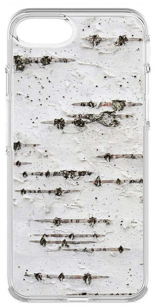 Чехол-накладка Krutoff Clear Case Березка для iPhone 6S