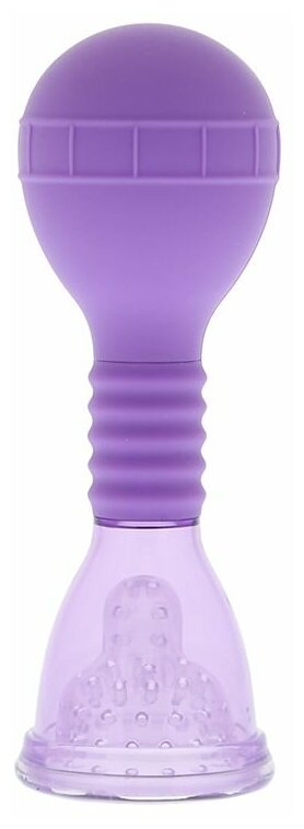 Фиолетовая помпа для клитора PREMIUM RANGE ADVANCED CLIT PUMP