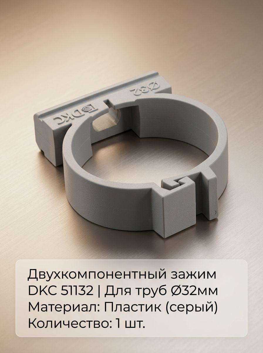 DKC Крепление для труб 32 мм, 1 шт.