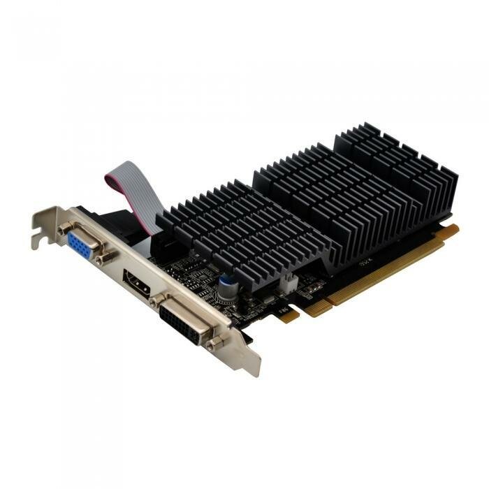Видеокарта Afox PCI-E AF210-1024D3L5-V2 NVIDIA G210 1Gb 64bit DDR3 520/1600 DVIx1 HDMIx1 CRTx1 HDCP Ret low profile