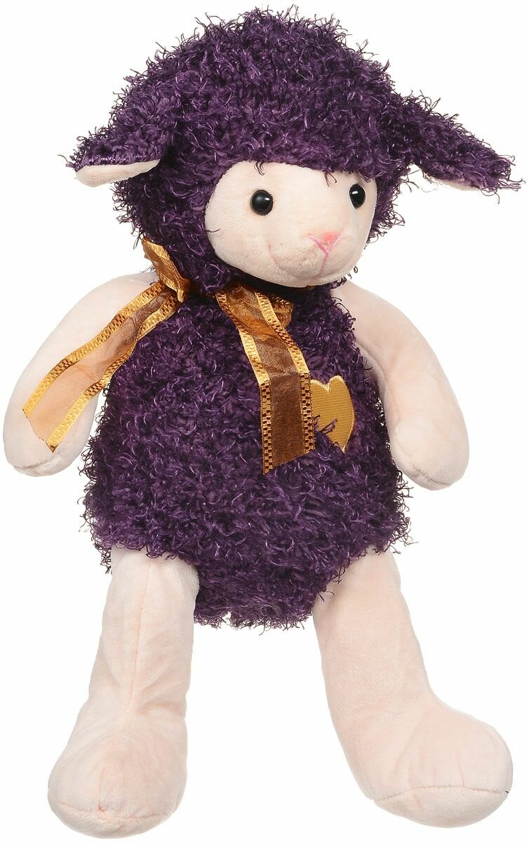 Мягкая игрушка Magic Bear Toys Овечка с бантом и сердцем (35 см)