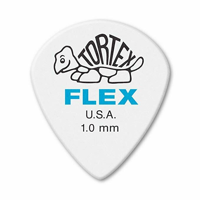 Медиатор Dunlop 468R1.0 Tortex Flex Jazz III, 1 мм, 1 шт.