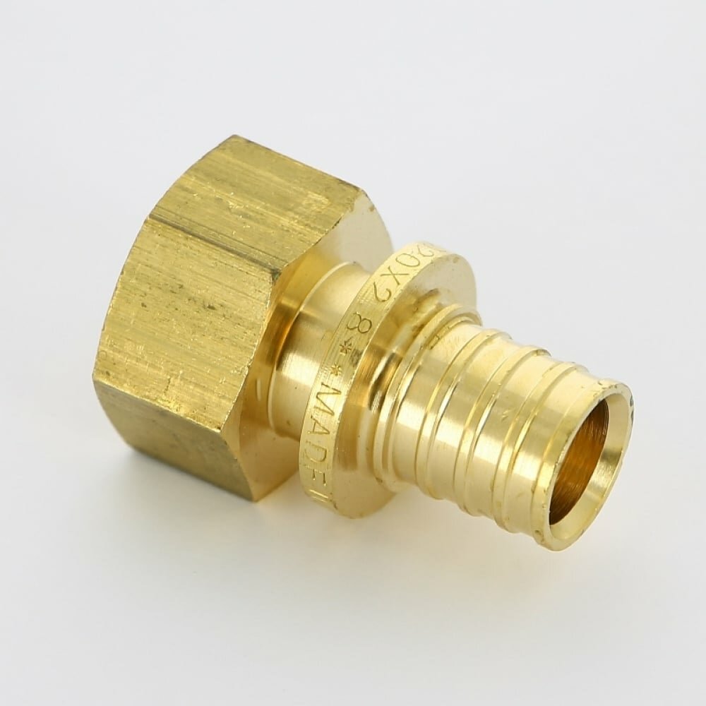 Муфта Uni-Fitt 741G7200, аксиальная, латунь, для PEX-труб, 20х1/2"
