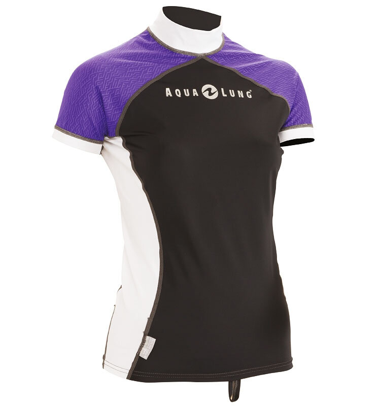 Aqualung Майка лайкра, короткий рукав Женский, L, grey/purple