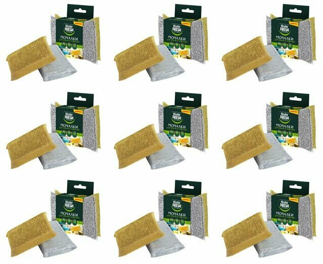 Master Fresh Губки, металлические, 2 шт, 9 уп