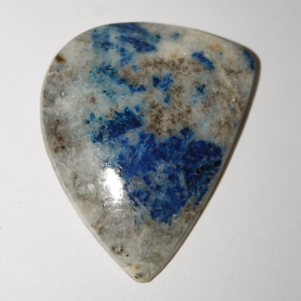 Коллекционный кабошон Лазурит, 41х31х3 мм, Байкал,"True Stones"