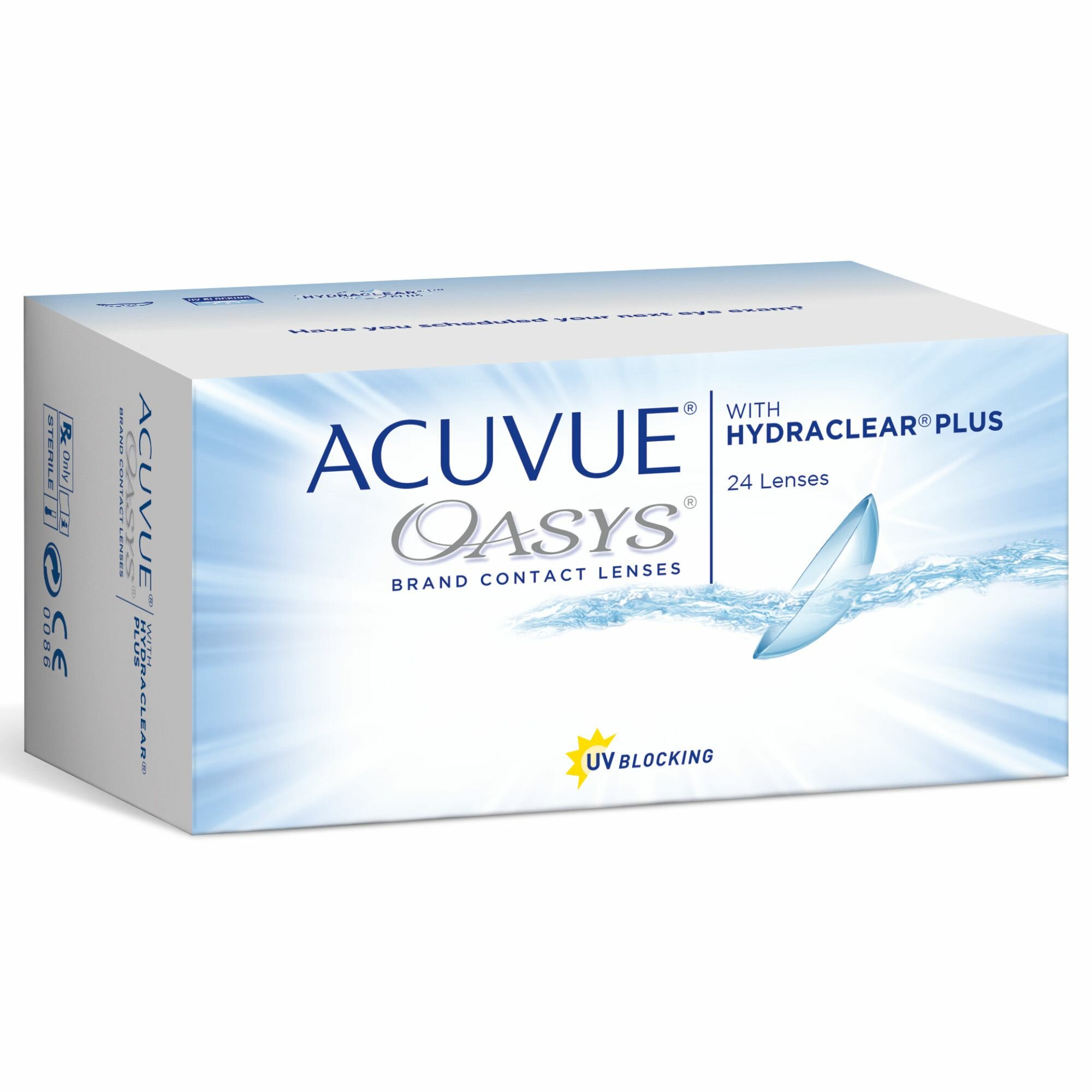 Контактные линзы Acuvue Oasys (24 линзы) R 8,4 D -8
