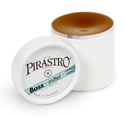 Double bass rosin Pirastro Bass Mittel 902200 - High-quality soft rosin for double bass.