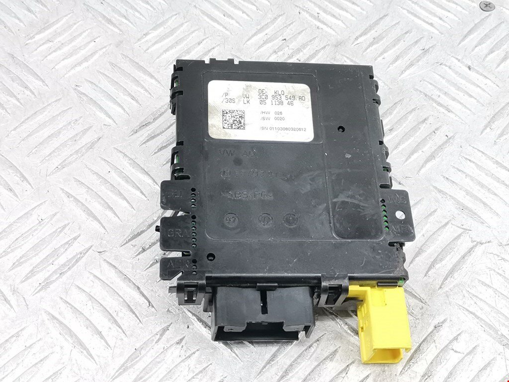 Блок управления подрулевыми переключателями (блок рулевого управления) Volkswagen Passat 6 3C0953549AD арт. 1762586