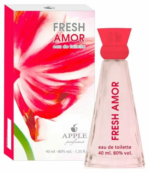 Туалетная вода Apple Parfums Fresh Amor, женская, цветочно-фруктовая, 40 мл