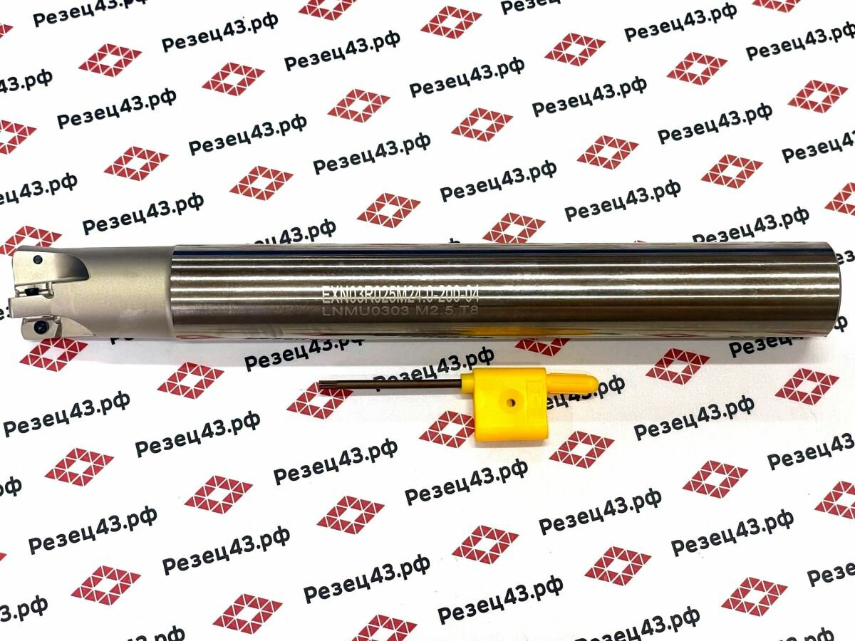 Фреза концевая EXN03R-C24-25-200-4T под сменные пластины