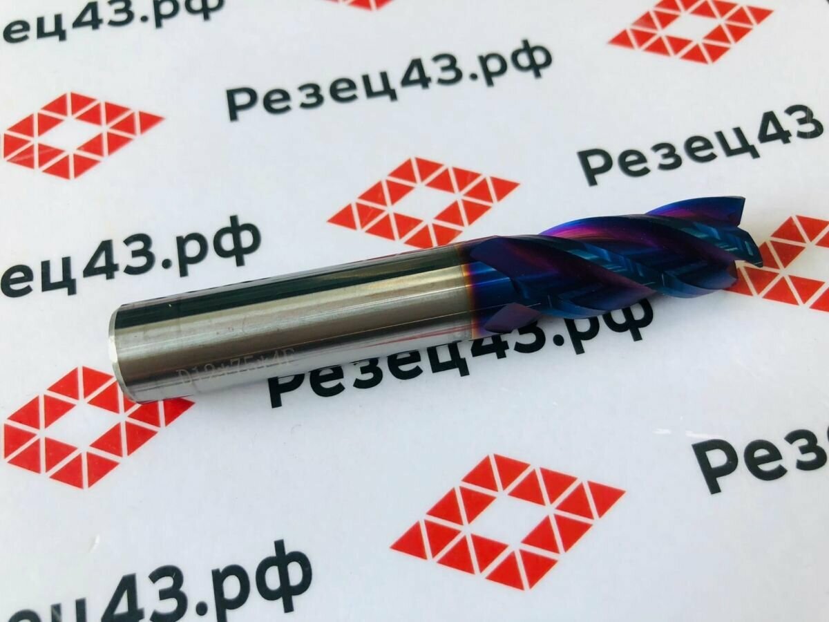 Концевая фреза D12-D12-75mm 4Z, сталь (HRC65)