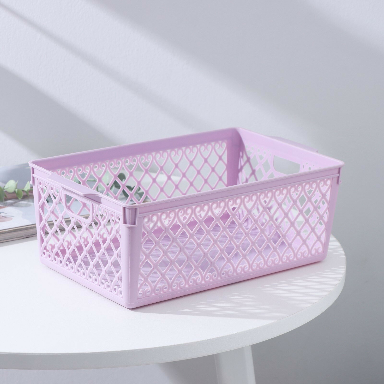 Корзина для косметики, 30×18×11 см, цвет в ассортименте