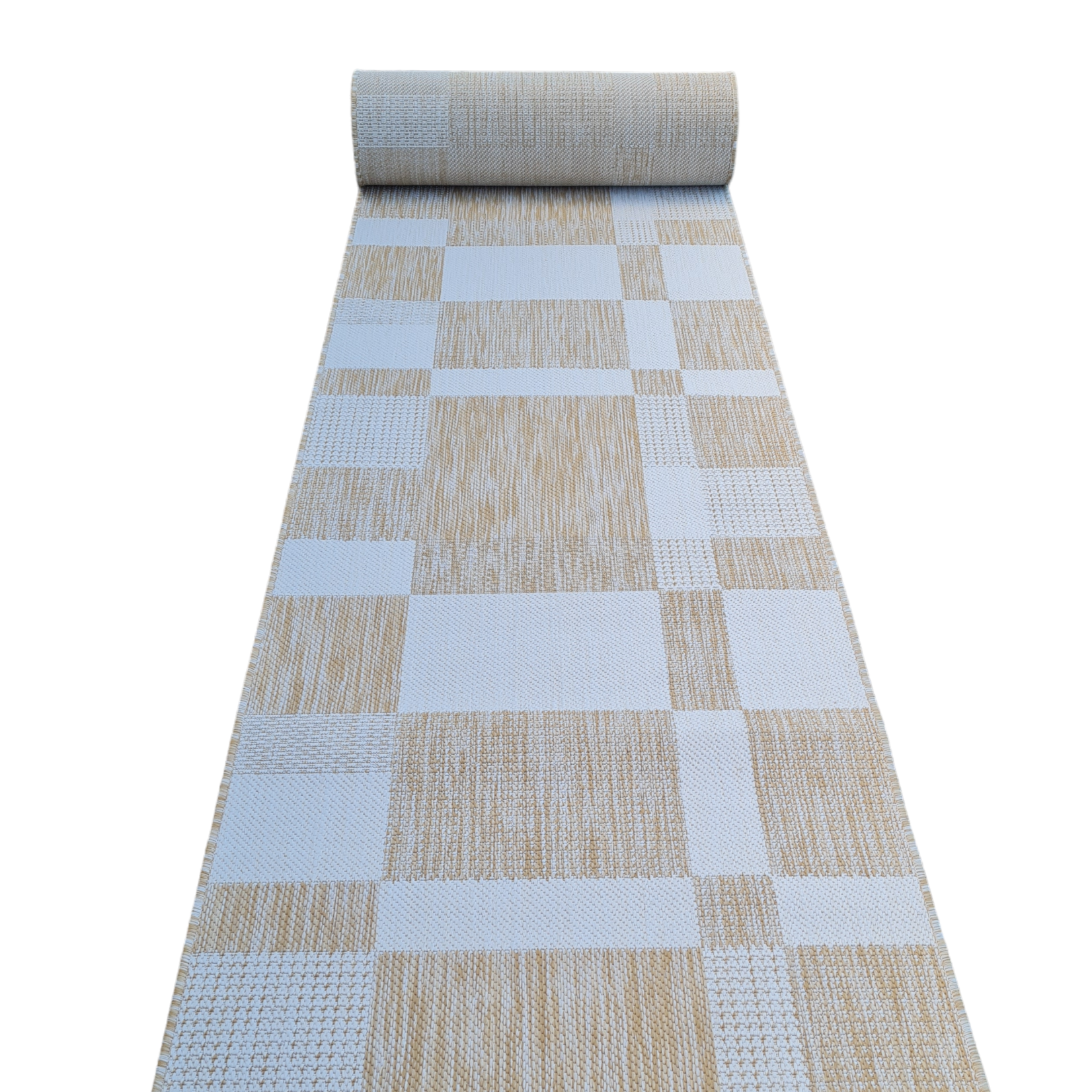 Ковер безворсовый ширина 80 см длина 200 см / циновка на пол / ковер для кухни