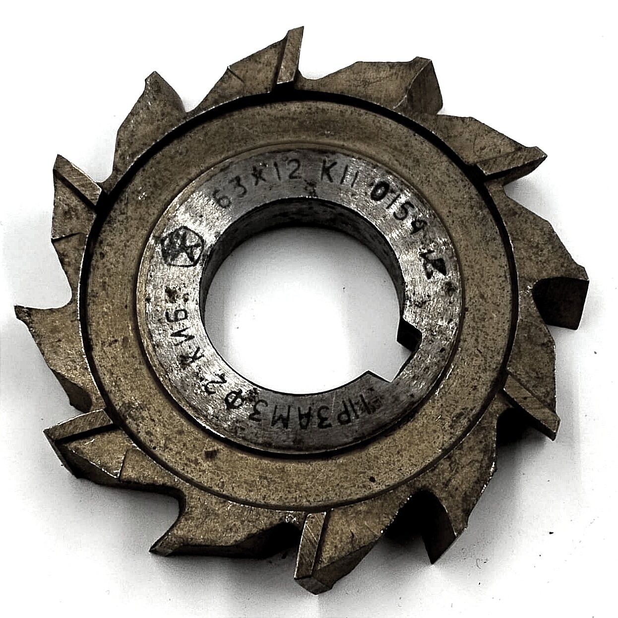 Фреза дисковая разнонаправленная трёхсторонняя d63х12х22 Р6М5