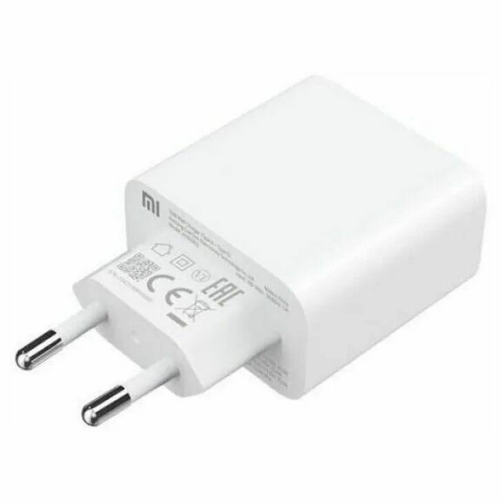 Адаптер "67W" + Кабель Type-C, макс. ток 5A, для смартфонов, белый — фото 1