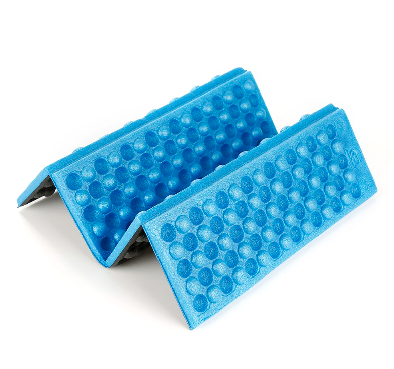 Сидушка туристическая "Вафля", пенка складная туристическая, синий