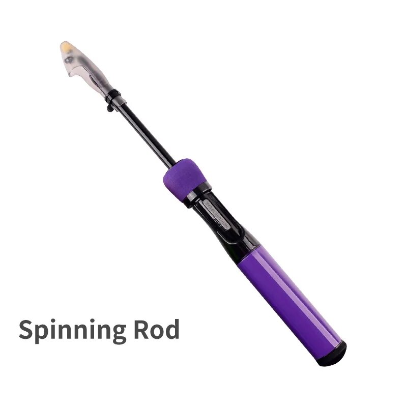NEPTUNE SPEAR Телескопическая удочка из углеродного волокна для детей Фиолетовый, 9, 1.5m