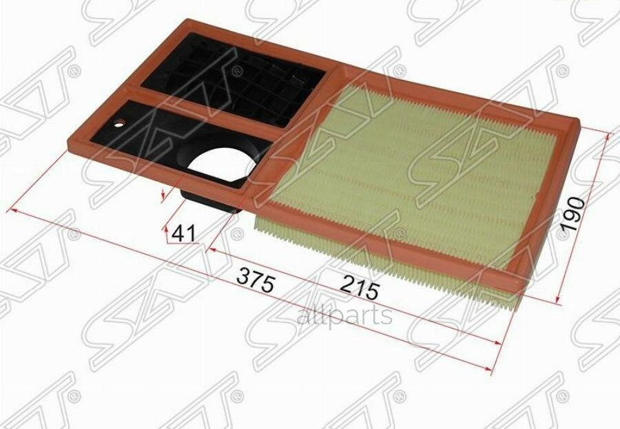 SAT ST-036129620H Фильтр воздушный Skoda Octavia 04-13 / Rapid 12-20