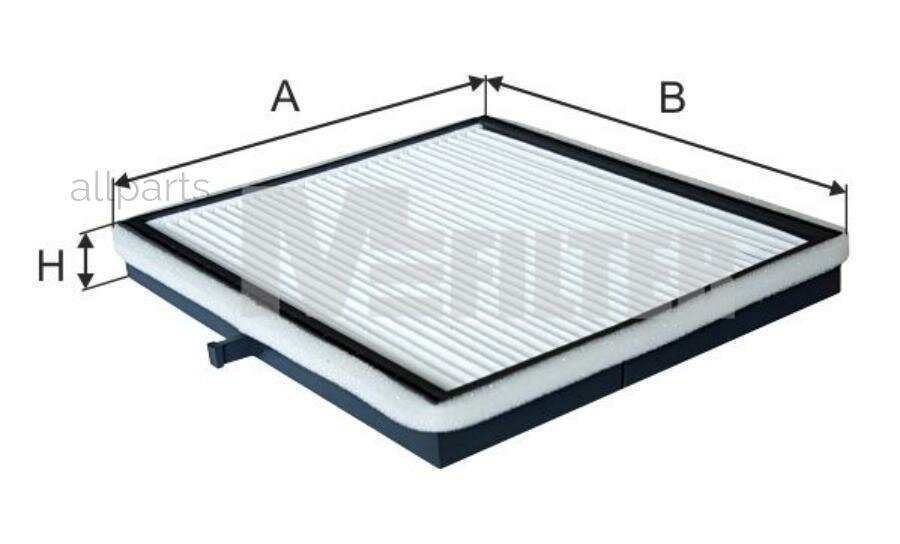 M-FILTER K966 фильтр салона!\ Daewoo Lacetti 1.5 04>