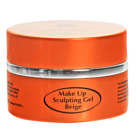 Planet Nails Гель скульптурный для моделирования ногтей Make Up Sculpting Gel Beige - бежевый камуфлирующий гель 15г