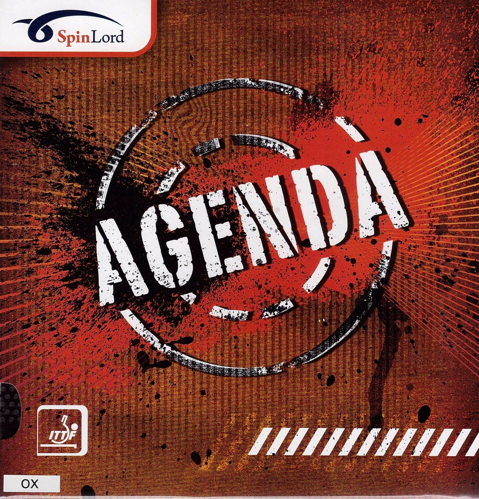Накладка для ракетки Spinlord Agenda OX OX(no sponge) black