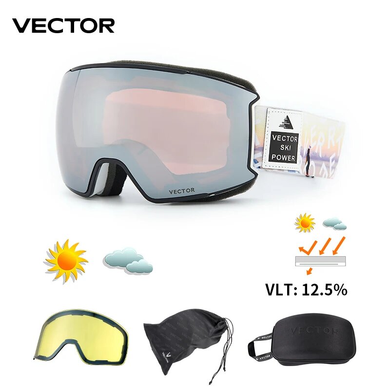 VECTOR лыжные очки OTG UV400 Goggles Set 1