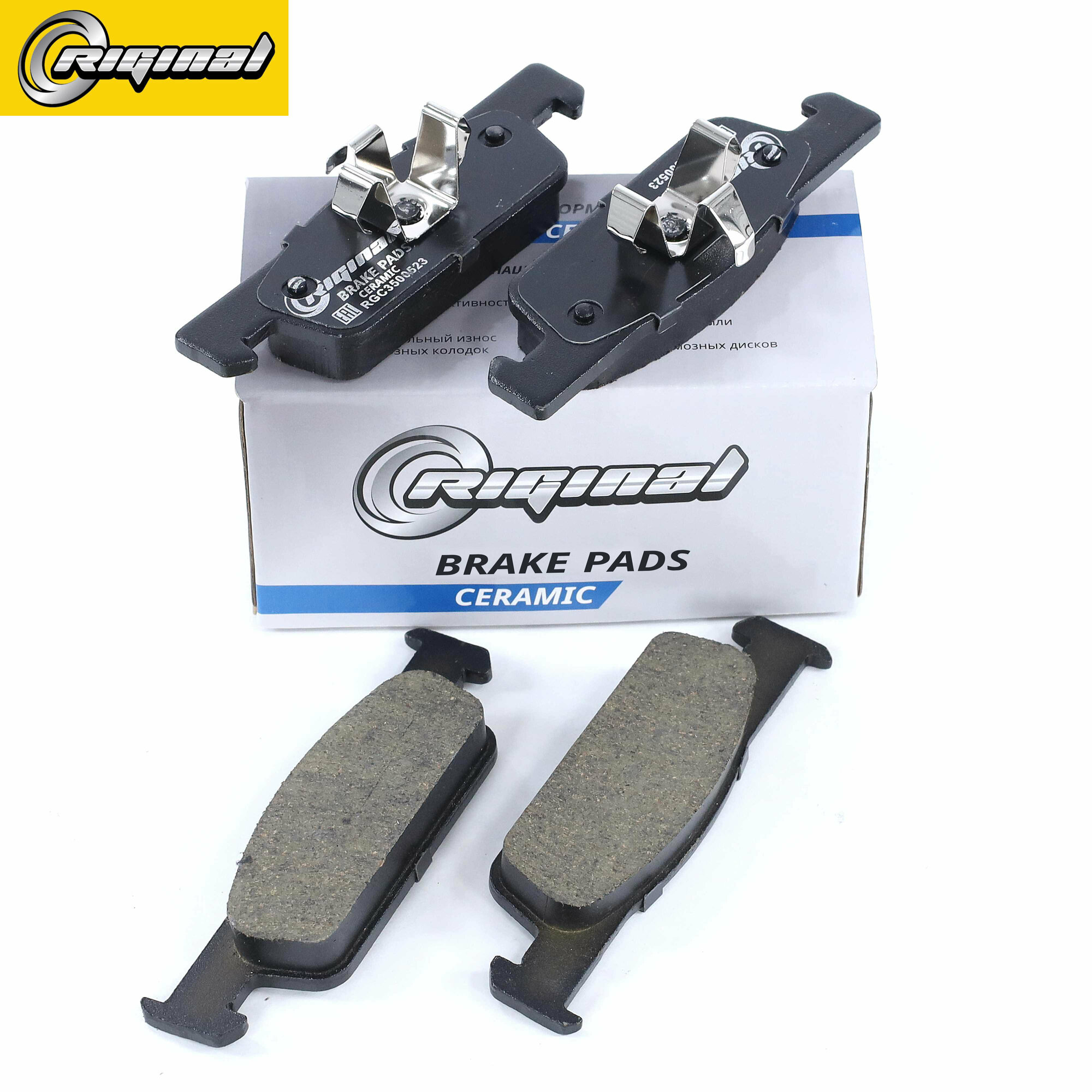 Колодка тормозная передняя Ceramic (кт.4шт.) RENAULT LOGAN II/SANDERO II 16V 14- Riginal