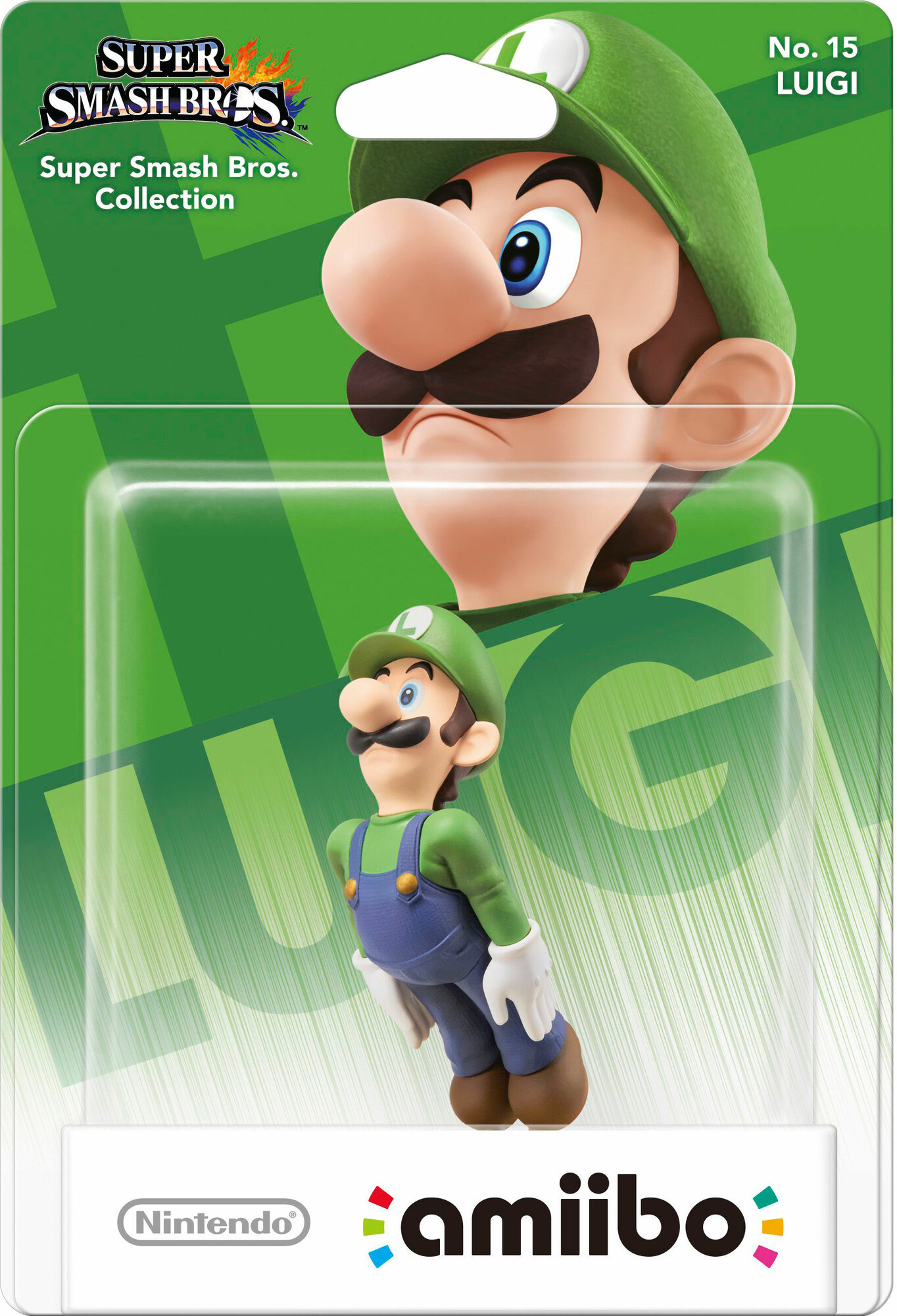 Amiibo. Фигурка Луиджи / Luigi (Super Smash Bros. Collection)