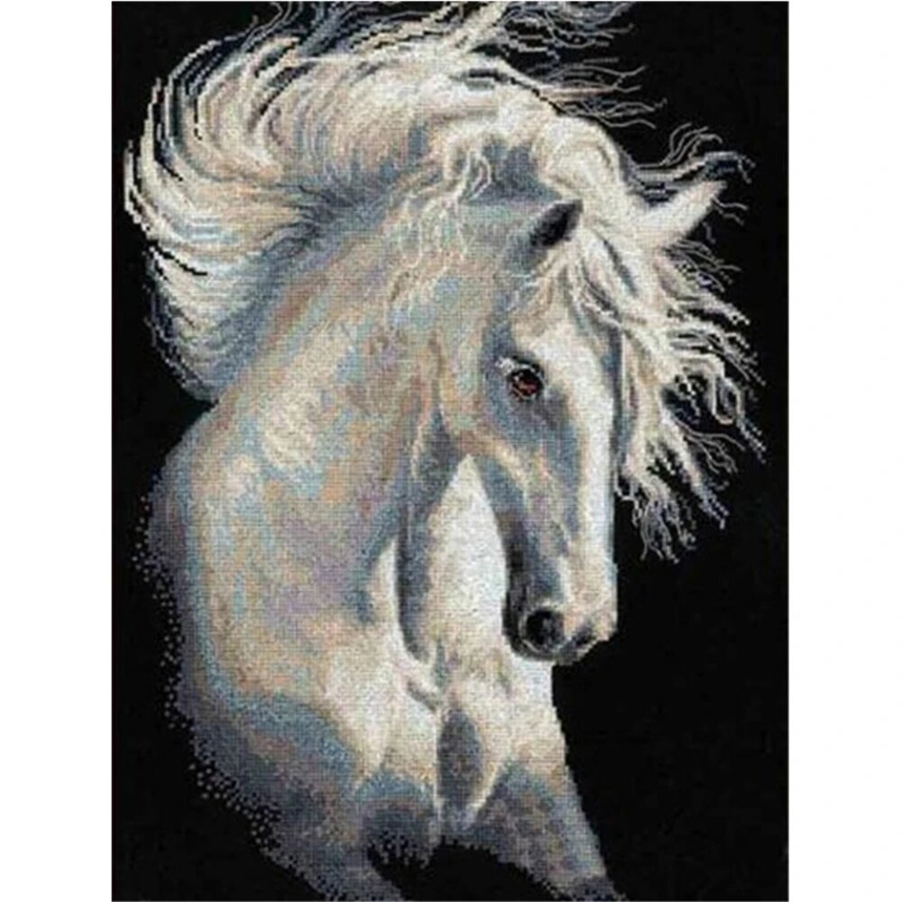 Набор для вышивки крестом "Лошадь", 30x40 см, 14CT