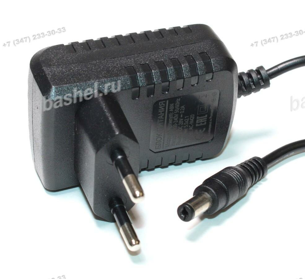 Блок питания 28V, 0.2A для пылесосов Bosch (штекер 5.5*2.1) как K06S280020G
