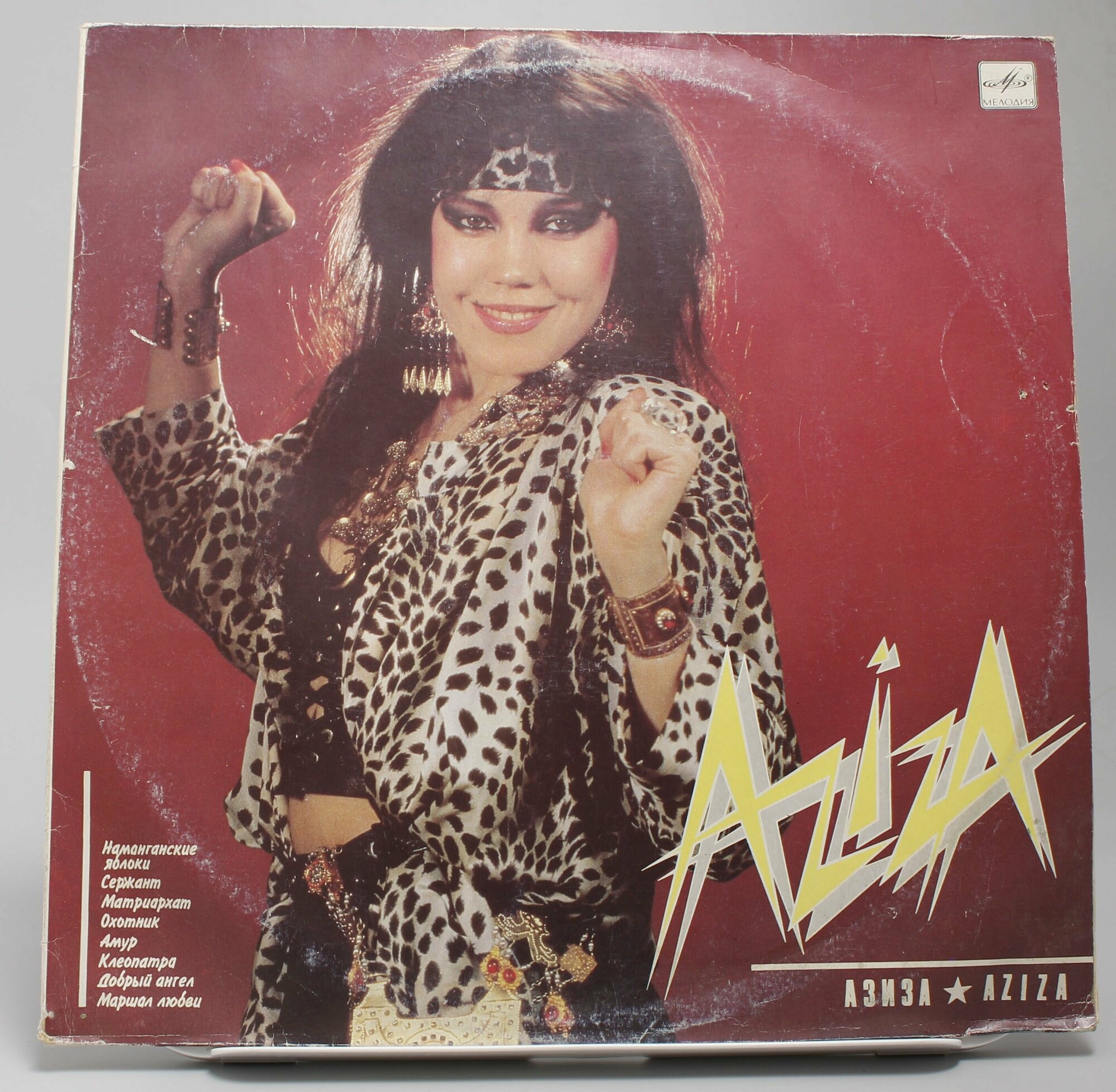 Винтажная виниловая пластинка Азиза/ Aziza, 1989 год