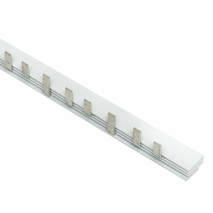 Шина соединительная EKF типа PIN, трехфазная, 100А, 36х27 мм