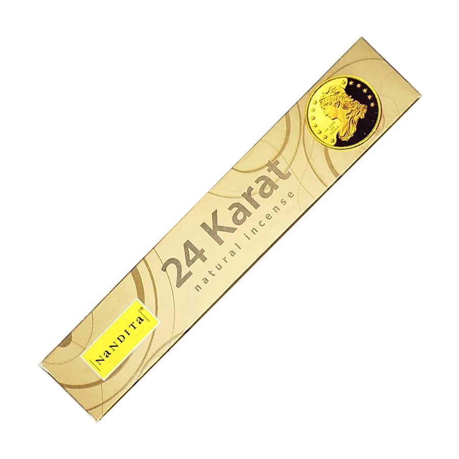 Масала благовония Nandita 24 Karat (Кедр Сандал Опиум Миндаль) 15гр - 10шт
