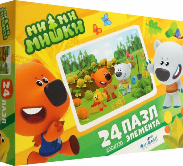МиМиМишки. Пазл.24Эл. Борьба за урожай, 1 штука