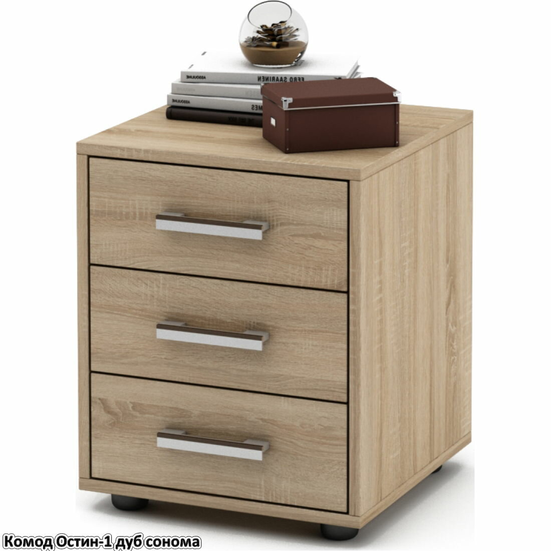 Комод Остин-1 Дуб-сонома, ЛДСП, МФ Владимир VMF, 40х49х40 см.